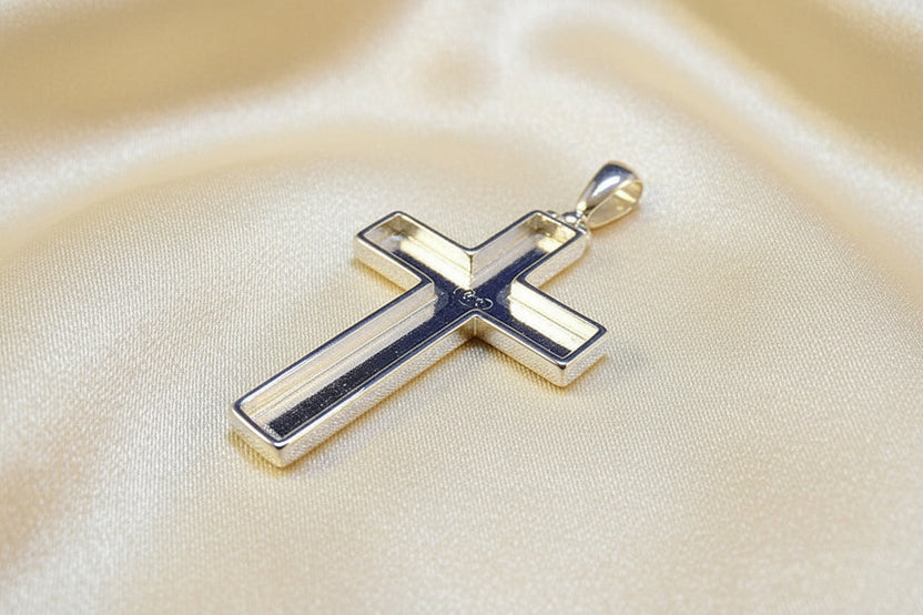 Custom Cross Pendant for Melissa – Precious Mementos By Sharna